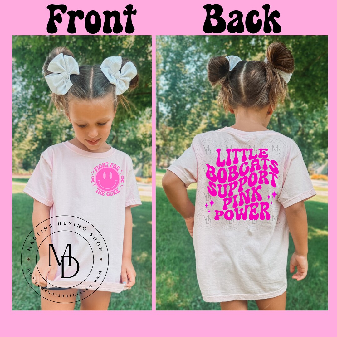Little Bobcats Support Pink Power Digital Design| Bobcats Pink Out ...