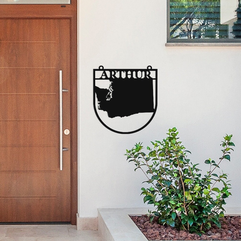 Metal Washington State Sign - Etsy