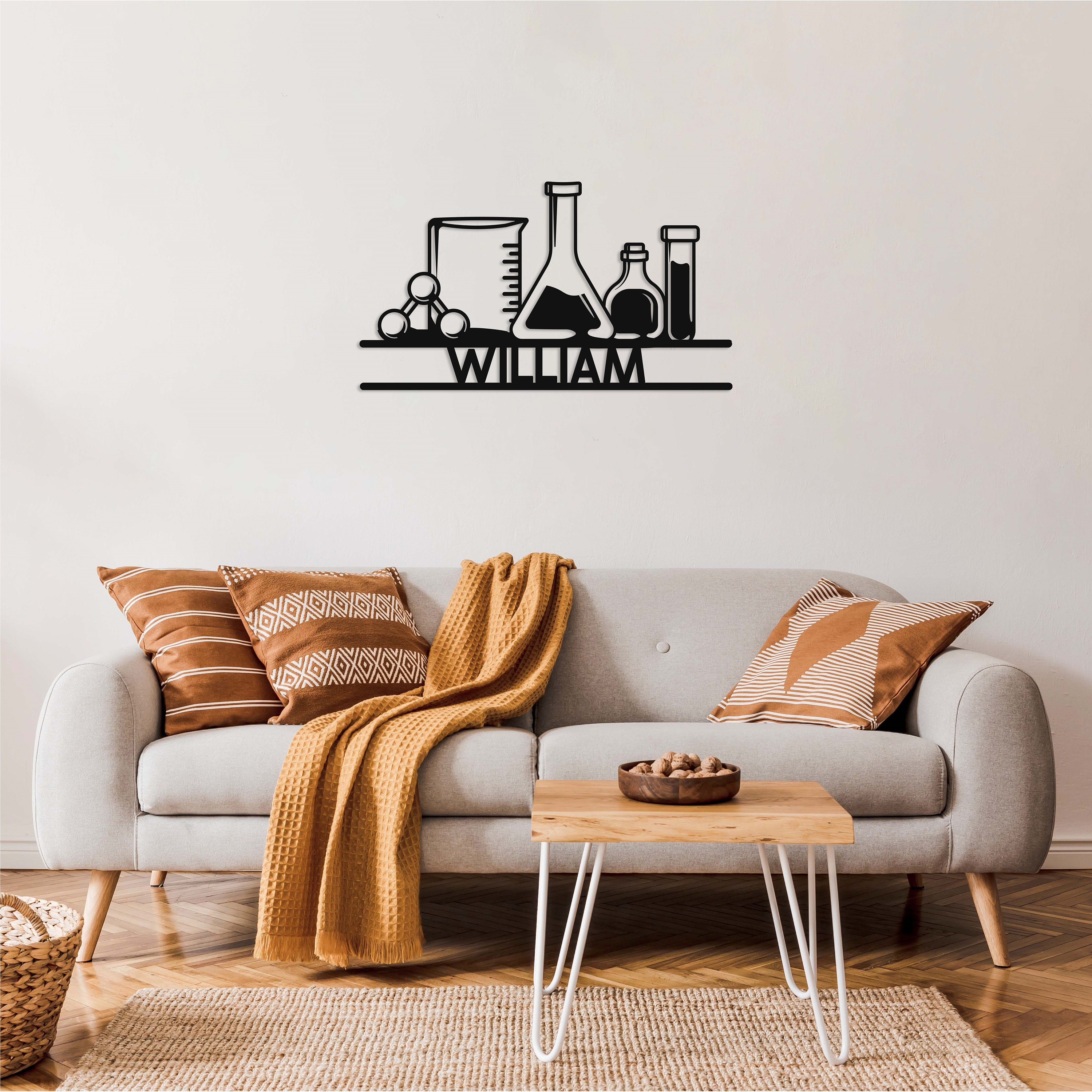 Laboratory Personalized Sign, Custom Metal Sign for Chemists ...
