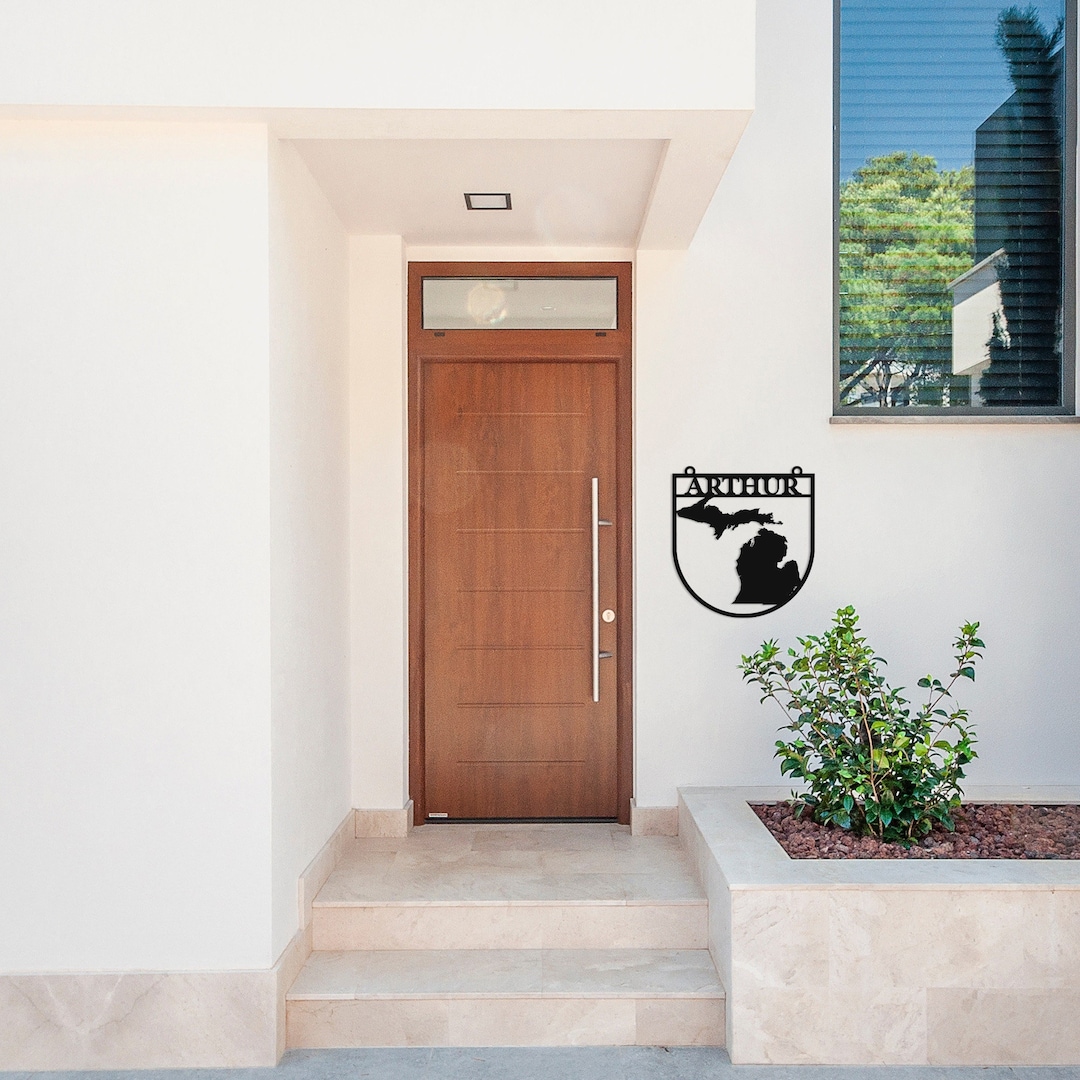 Custom Metal Signs for Michigan Enthusiasts, Personalized Michigan ...