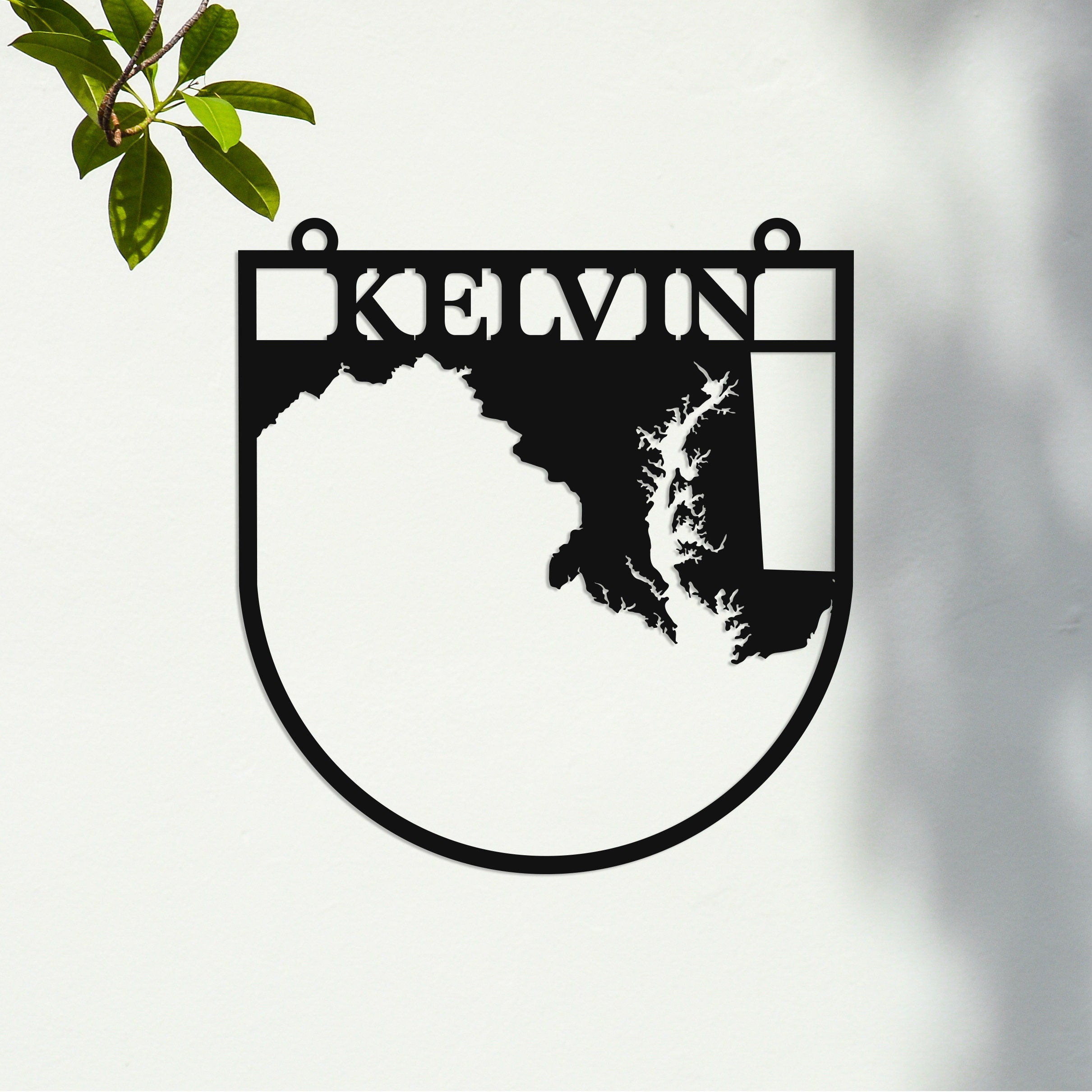 Personalized Metal Signs Celebrating Maryland, Outside Decorations for ...