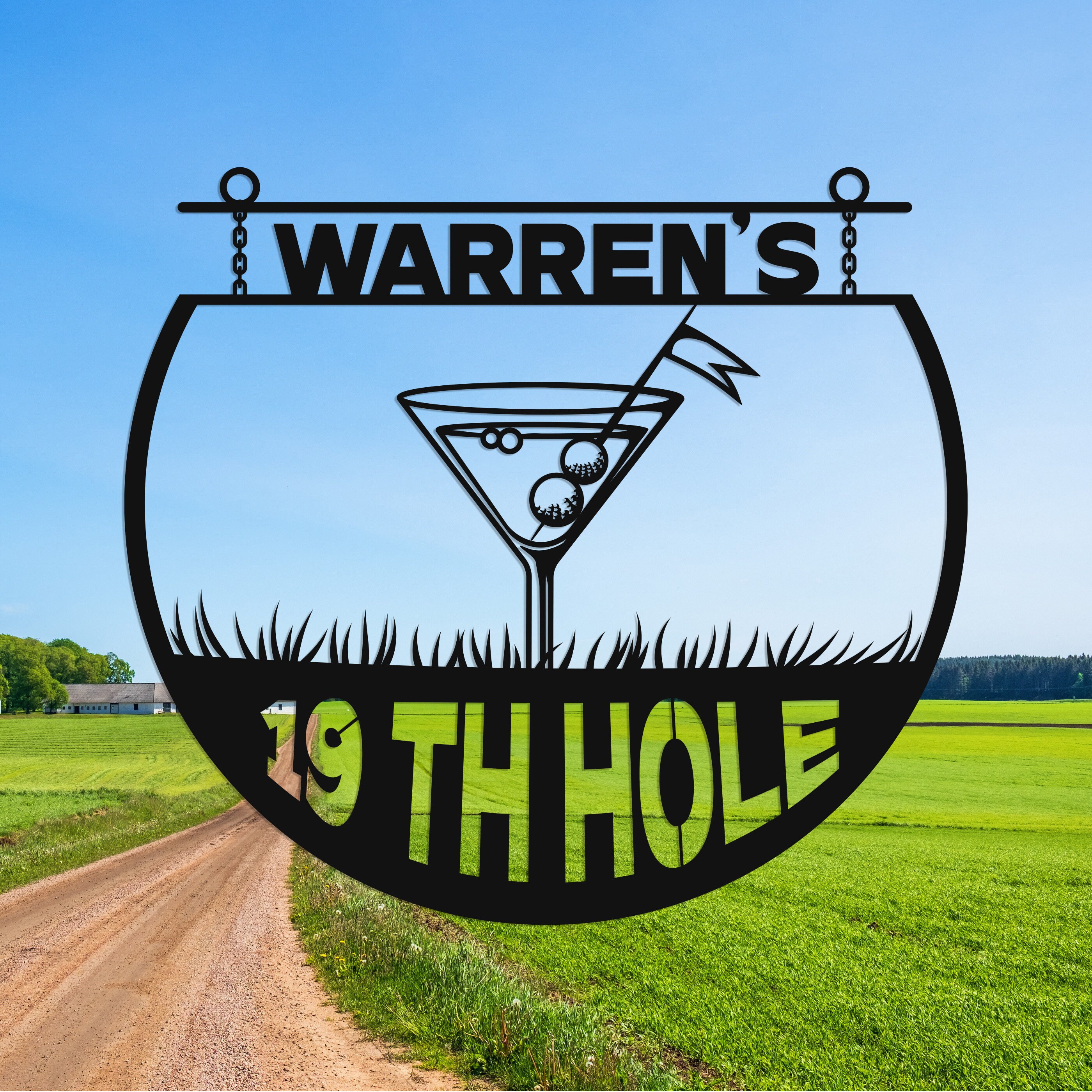 Golf Custom Metal Sign, Personalized Metal Golf Sign, Funny Golf Gifts ...