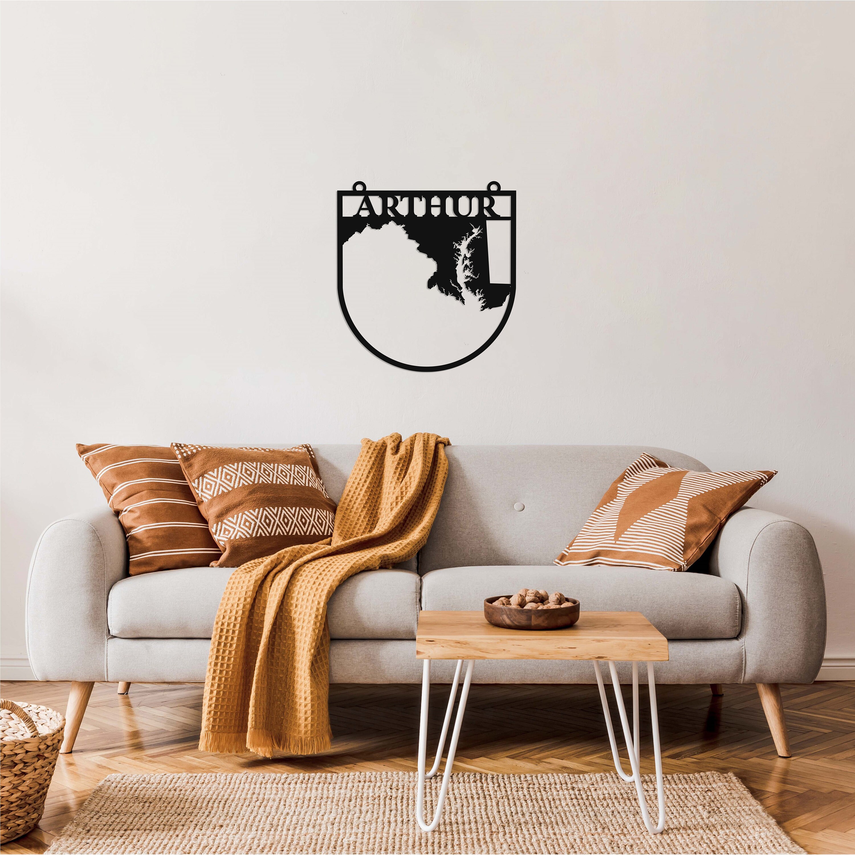 Personalized Metal Signs Celebrating Maryland, Outside Decorations for ...