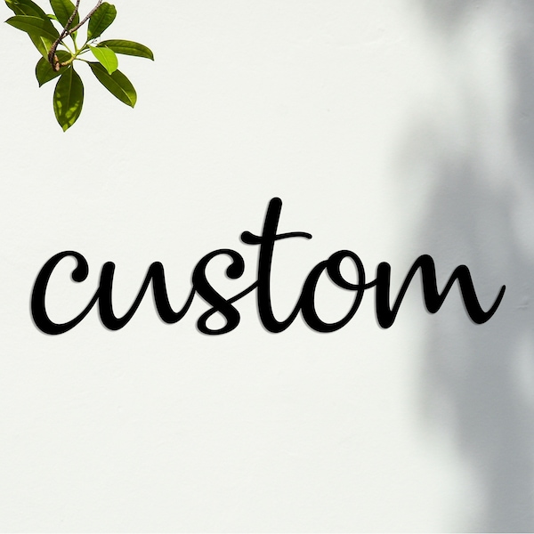 Long Horizontal Signs - Etsy