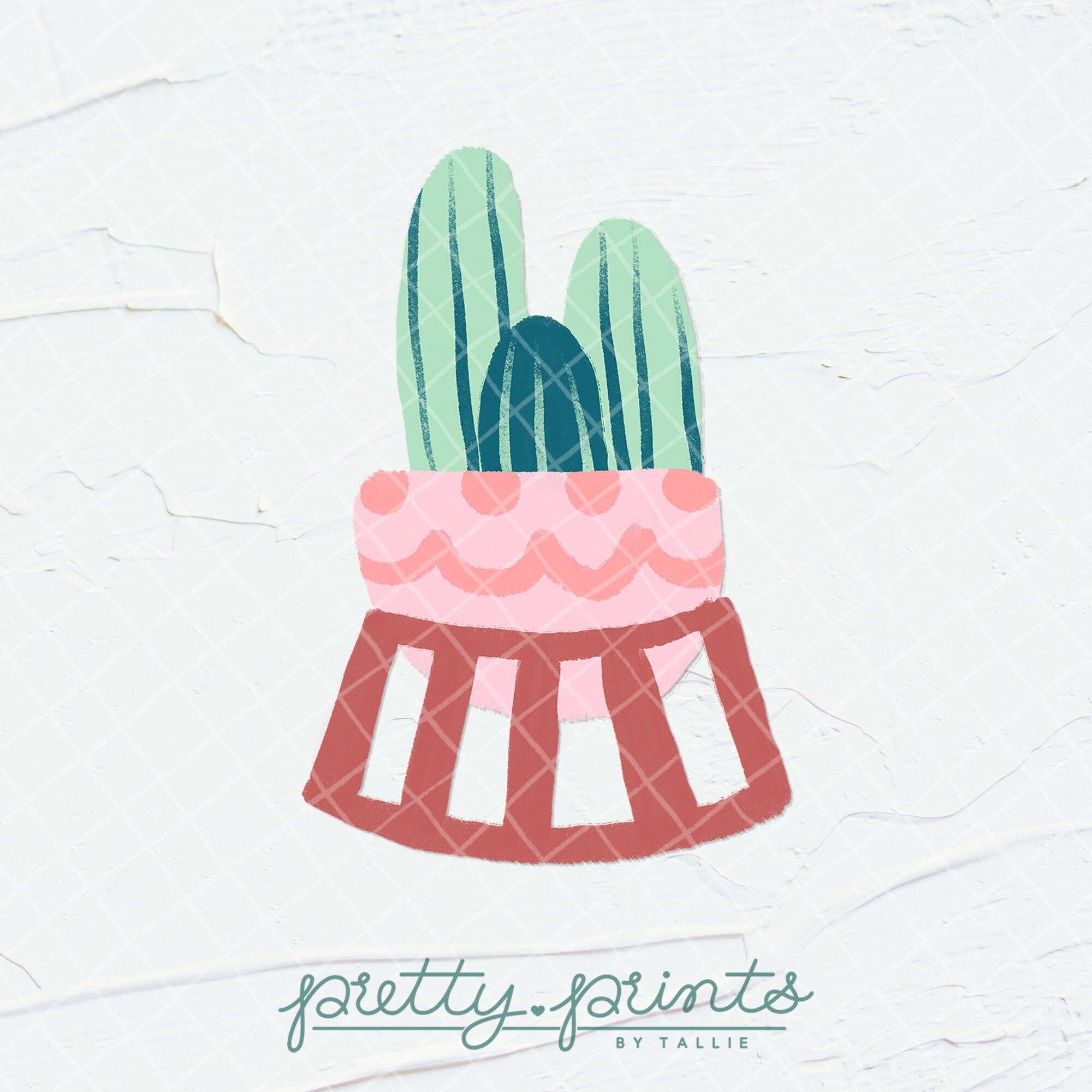 House Plant Clip Art, PNG, Cactus Trio, Plant Stand, Download ...