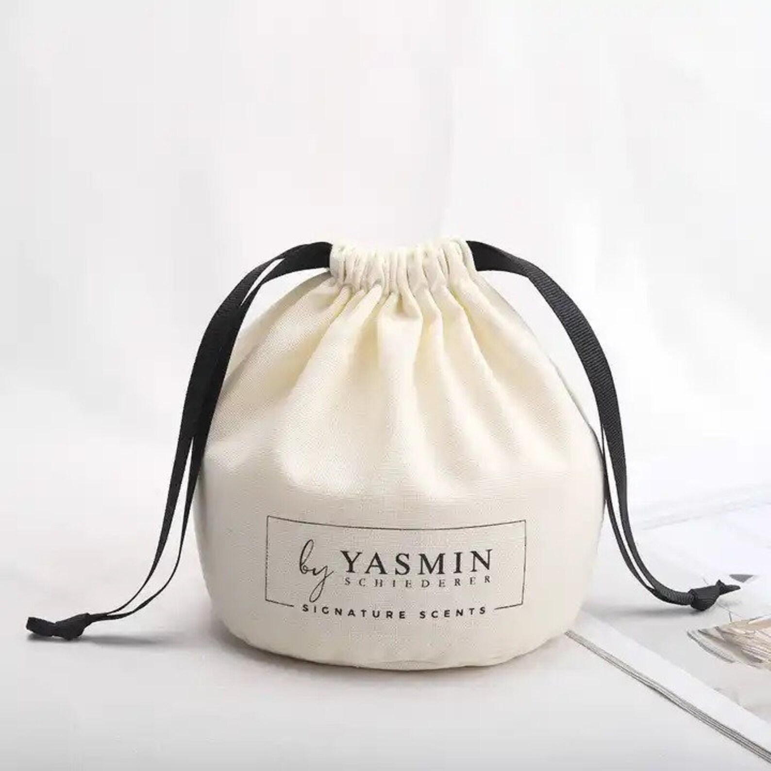 Candle Packaging Bag, Round Bottom Bag for Candles, Cotton Drawstring ...