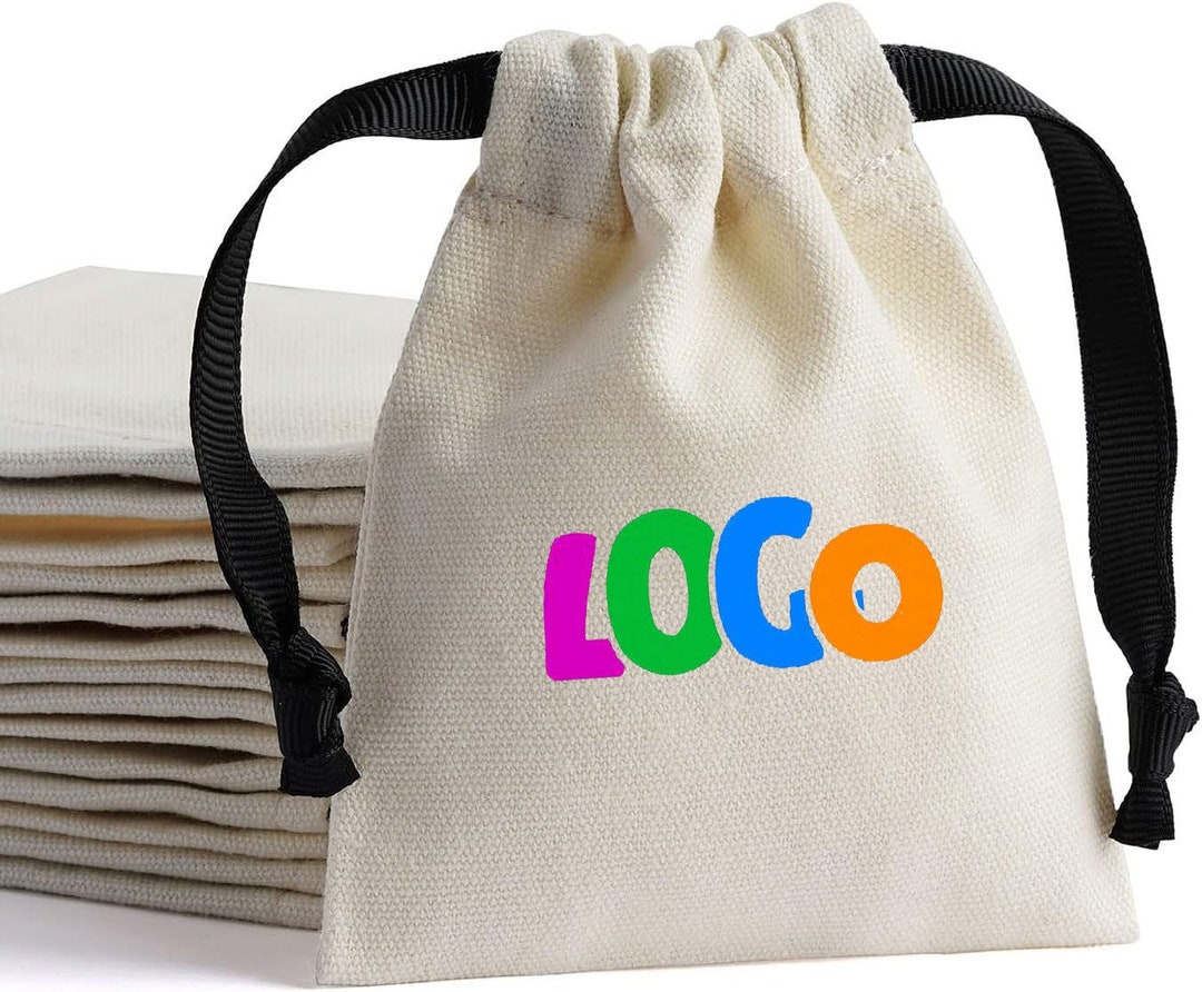High End Custom Logocotton Fabric Drawstring Dust Bag for Handbag ...
