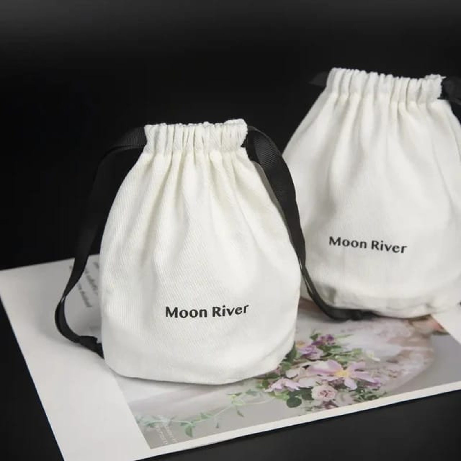 Candle Packaging Bag, Round Bottom Bag for Candles, Cotton Drawstring ...