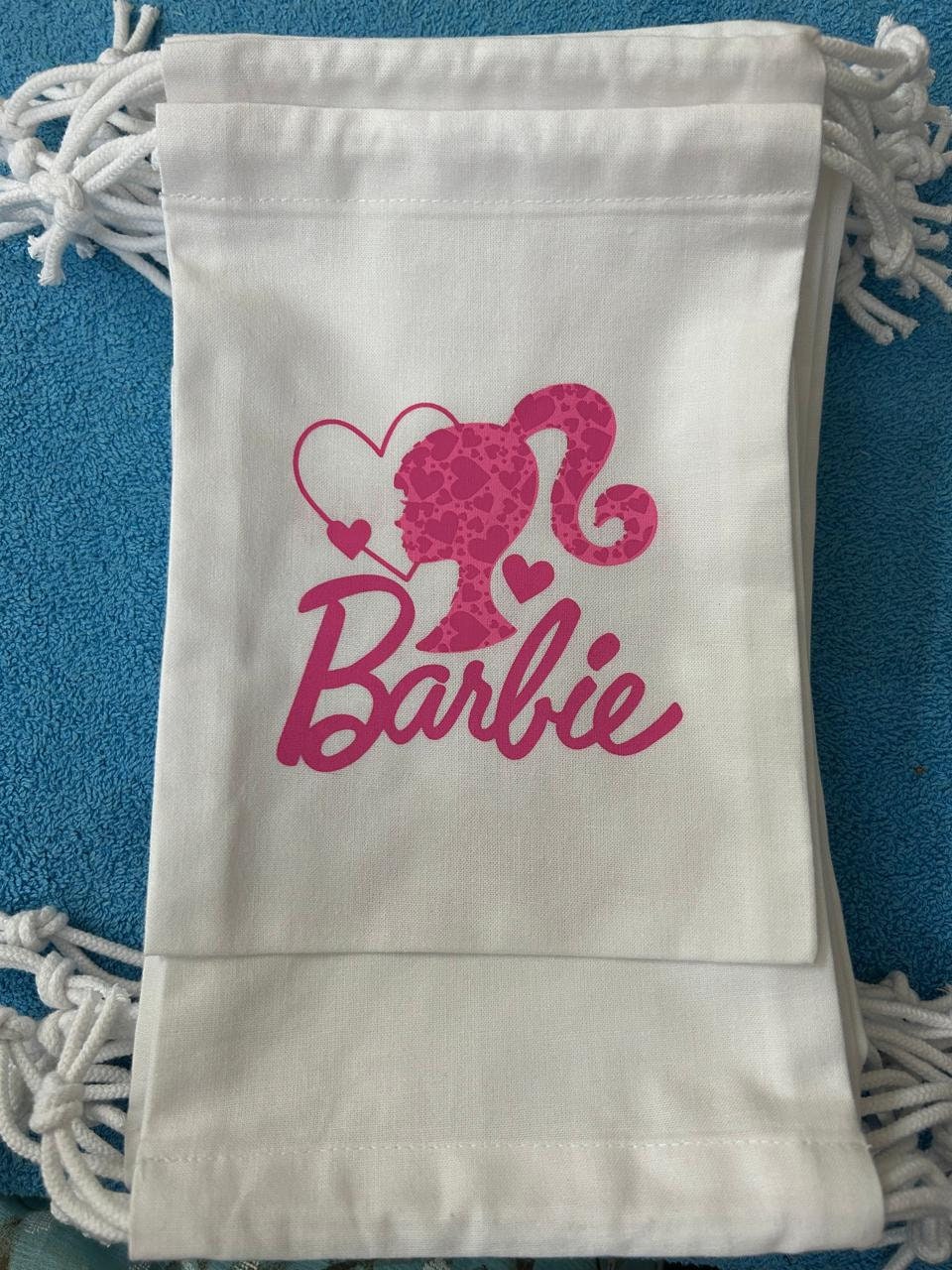 Barbie Doll Party Favor Bags Pink and Black Barbie Favor Bags Barbie ...