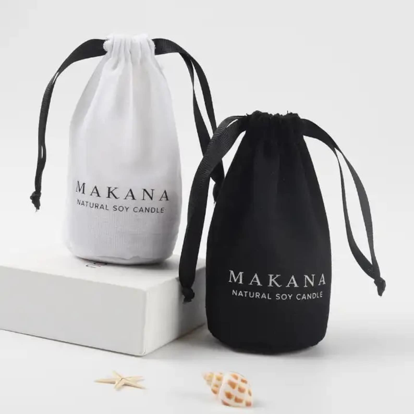 Candle Packaging Bag, Round Bottom Bag for Candles, Cotton Drawstring ...