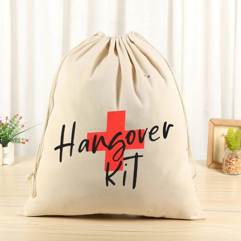Hangover Kit Bag Recovery Kit Custom Vacation Favor People - Etsy