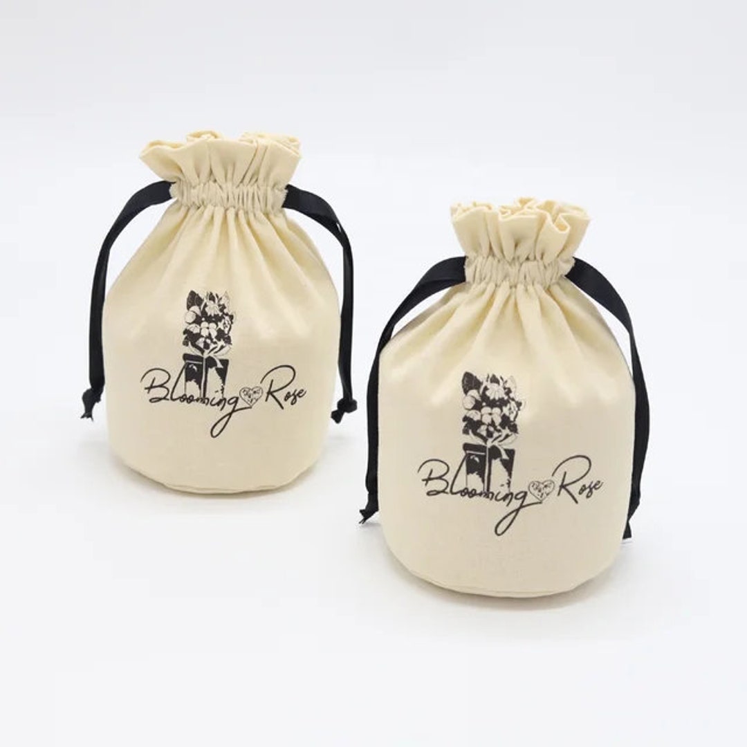 Candle Packaging Bag, Round Bottom Bag for Candles, Cotton Drawstring ...