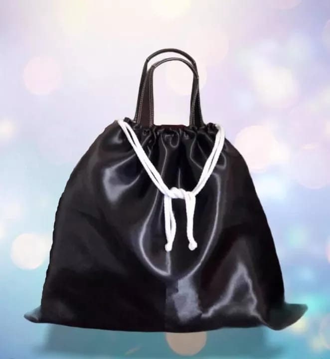 Custom Luxury Black Satin Hair Gift Dust Bag Thick Silk Satin - Etsy