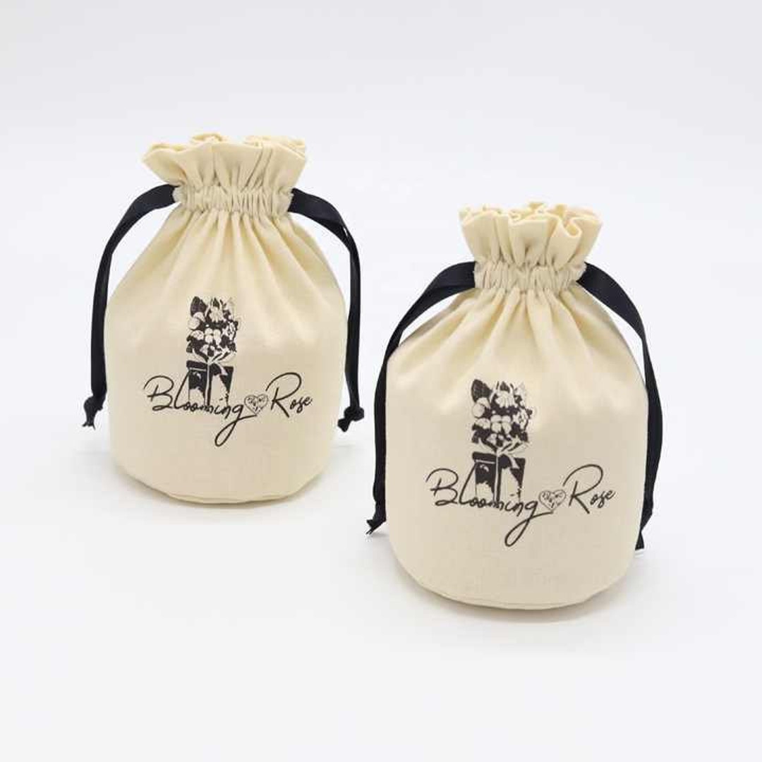 Candle Packaging Bag, Round Bottom Bag for Candles, Cotton Drawstring ...