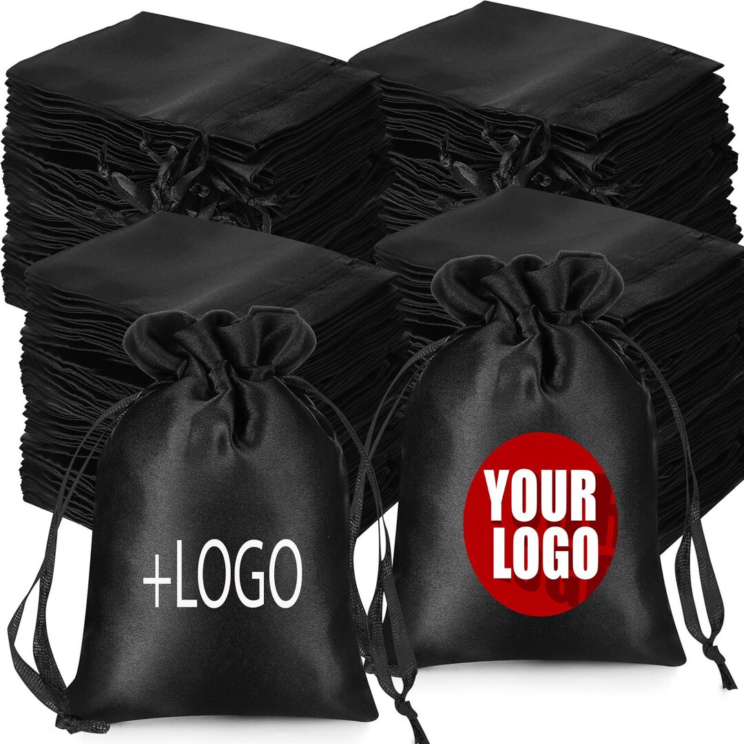 Set of 10/20/30/50 Sets of Dust Bags,black Dust Bag Satin Dust Bag ...