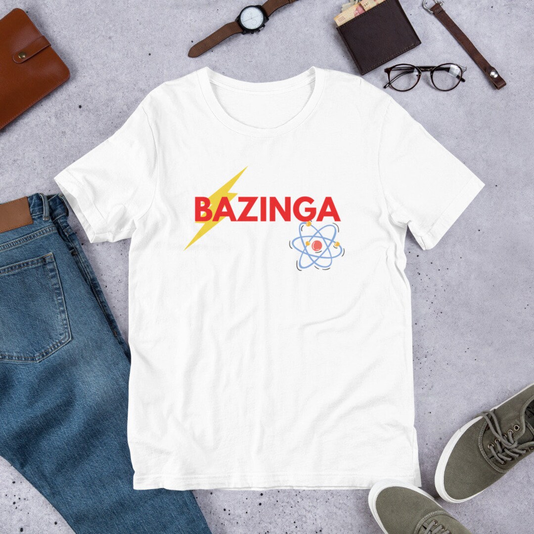 Bazinga / Sheldon Cooper / ciencia geek divertido / Camiseta unisex - Etsy México