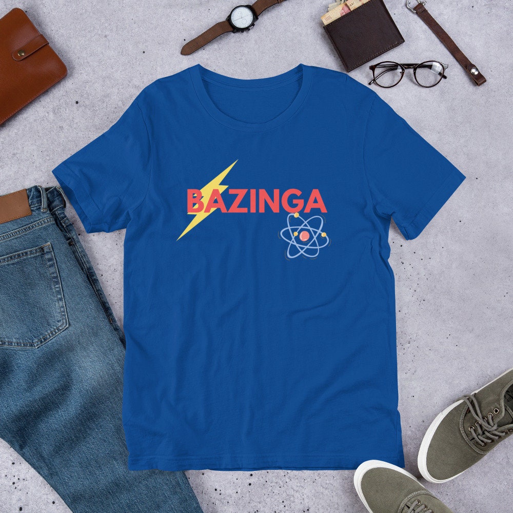Bazinga / Sheldon Cooper / ciencia geek divertido / Camiseta unisex - Etsy México