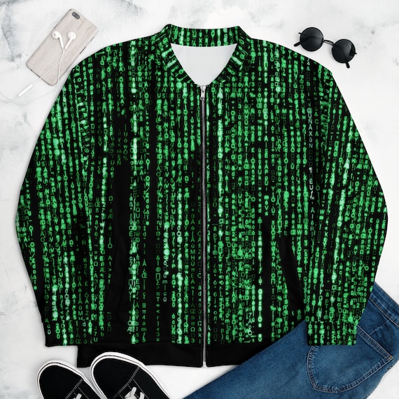 Matrix Mr. Anderson Keanu Reaves Unisex Bomber Jacket - Etsy