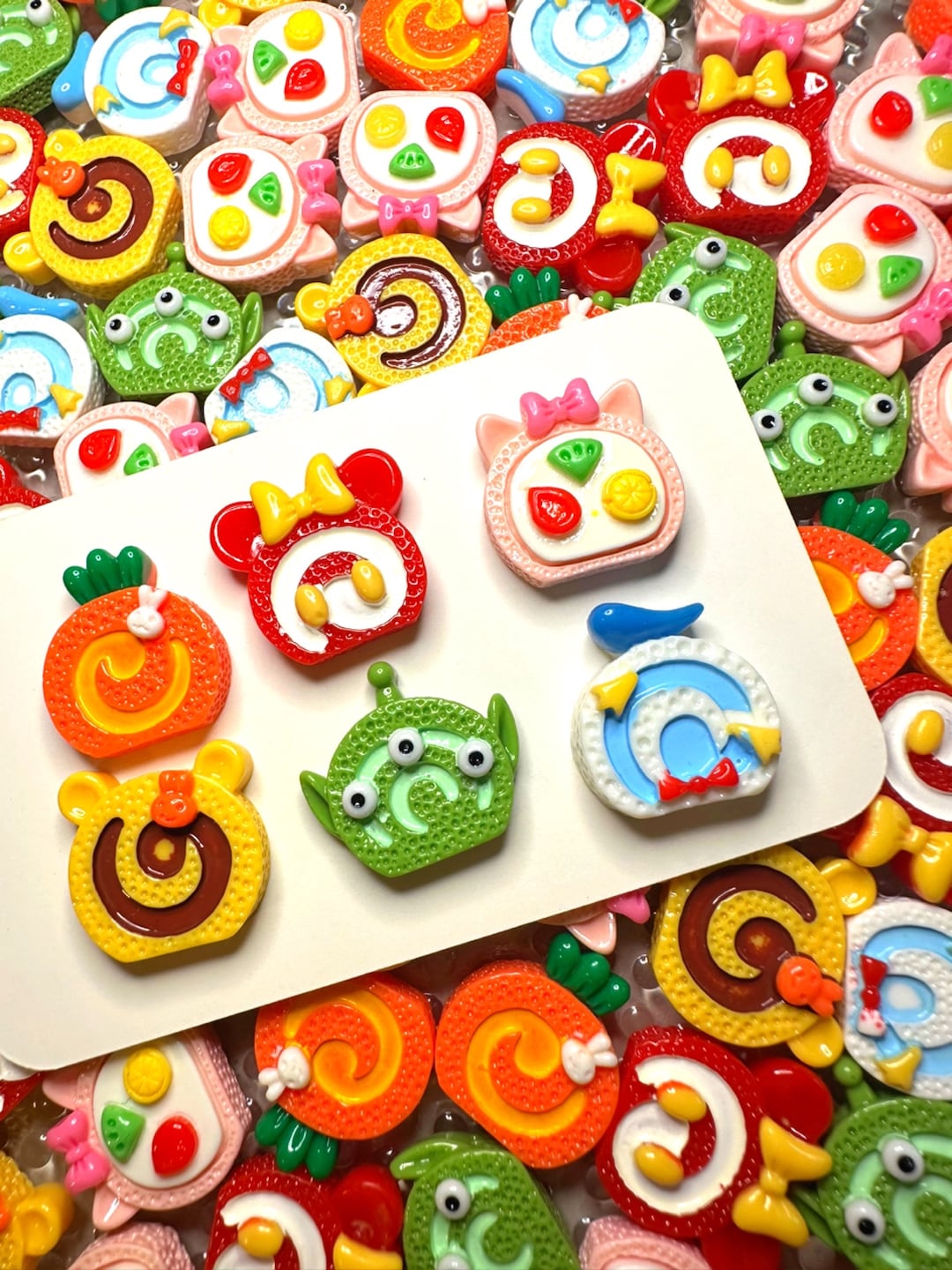Disney Cake Roll Mix /cabochon for DIY | Winnie the Pooh,mickey Mouse ...