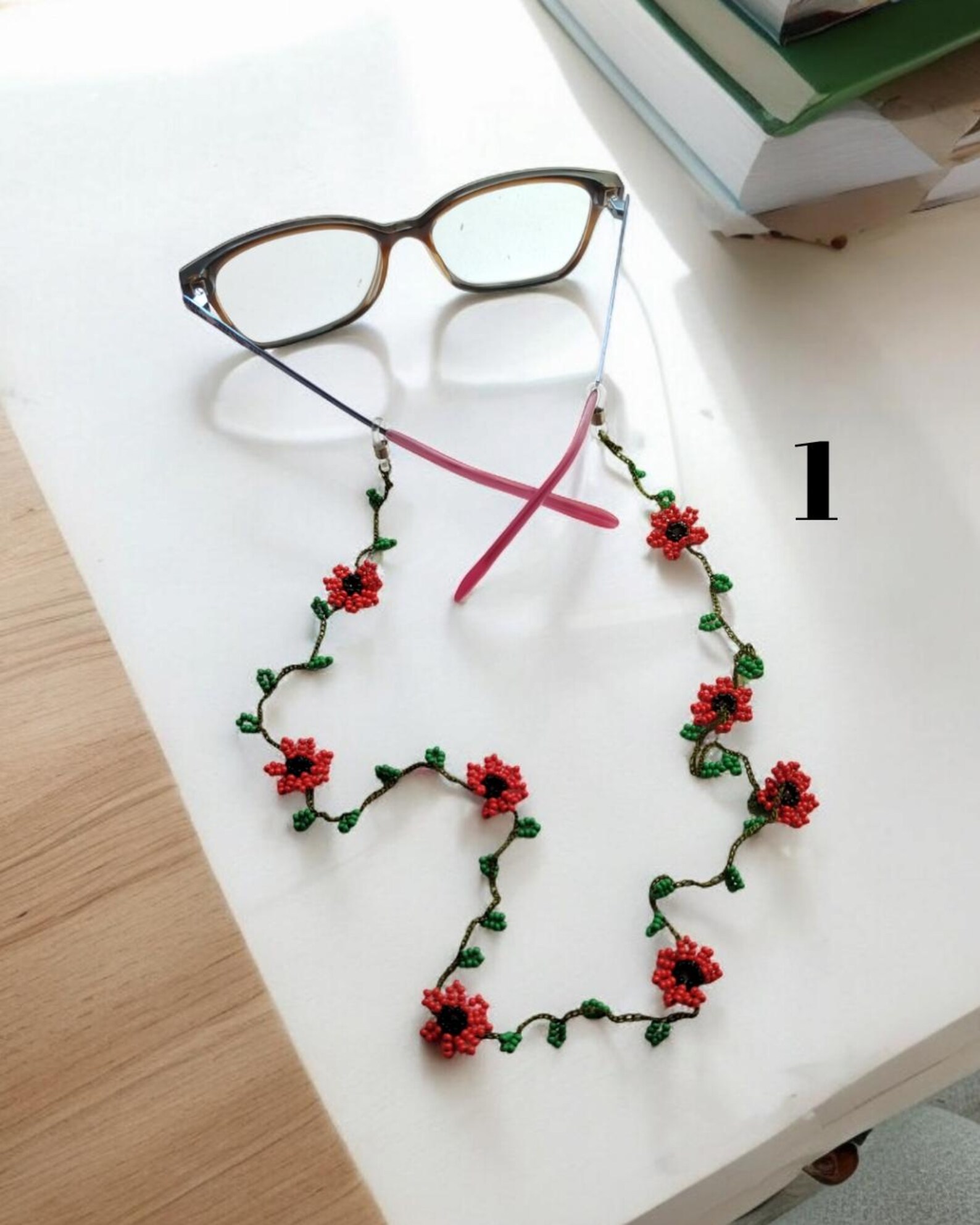 Unique Glasses Chains Beaded Handmade Lace Eyeglass Lanyard Strap for ...