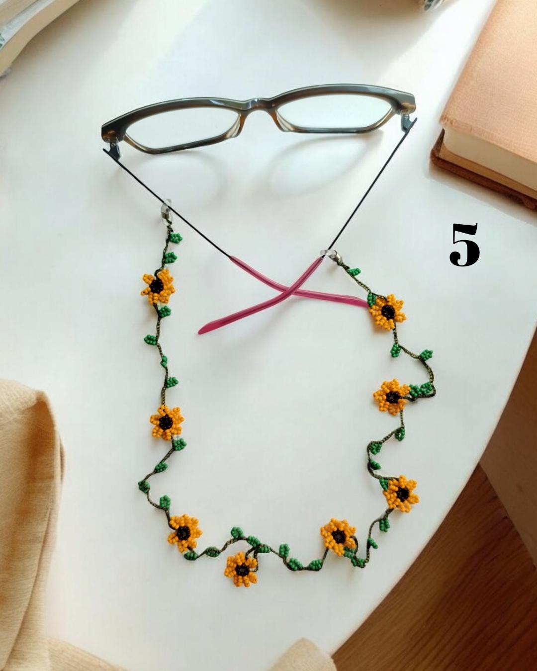 Unique Glasses Chains Beaded Handmade Lace Eyeglass Lanyard Strap for ...