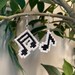 Novelty Handmade Musical Note Hama Perler Bead Earrings - Etsy