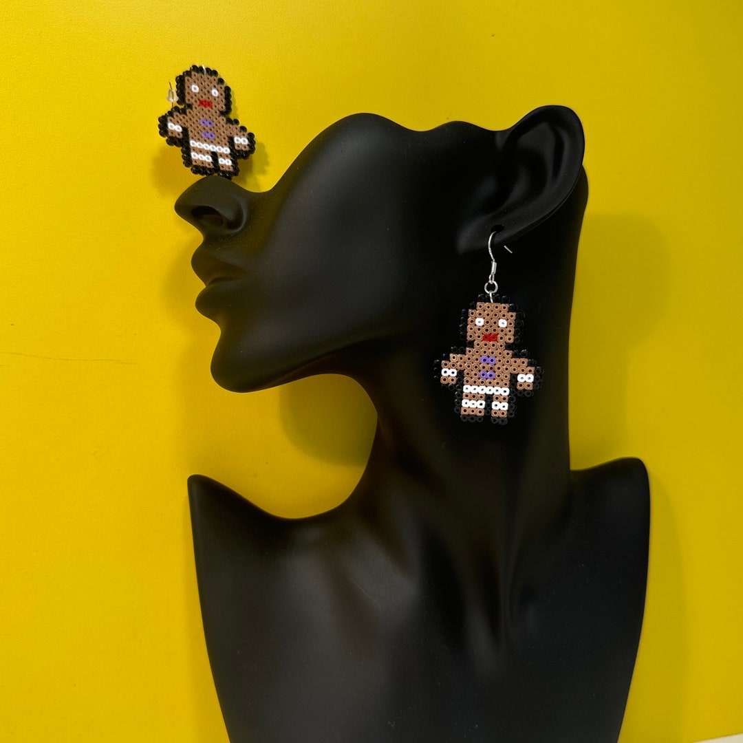 Novelty Handmade Unique the Gingerbread Man / Gingy From Shrek Hama ...