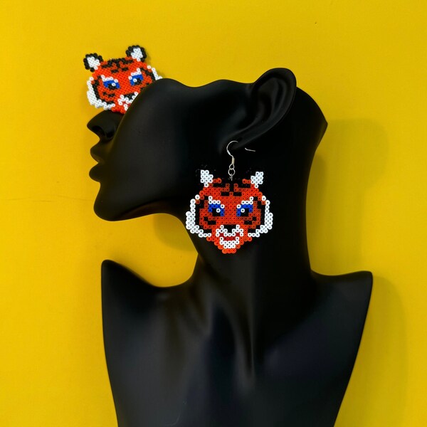 Hama Bead Earrings - Etsy