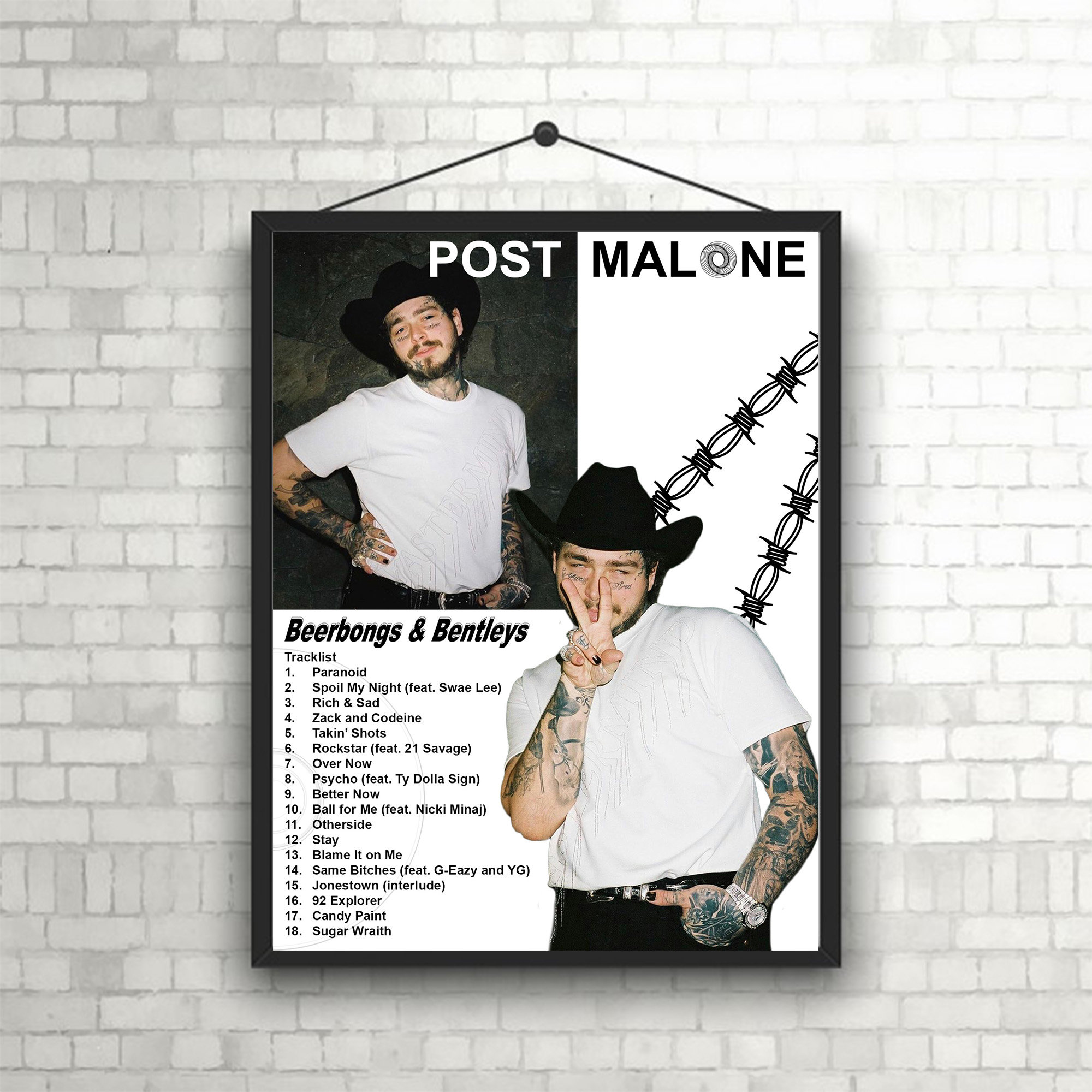Post Malone Poster - Etsy