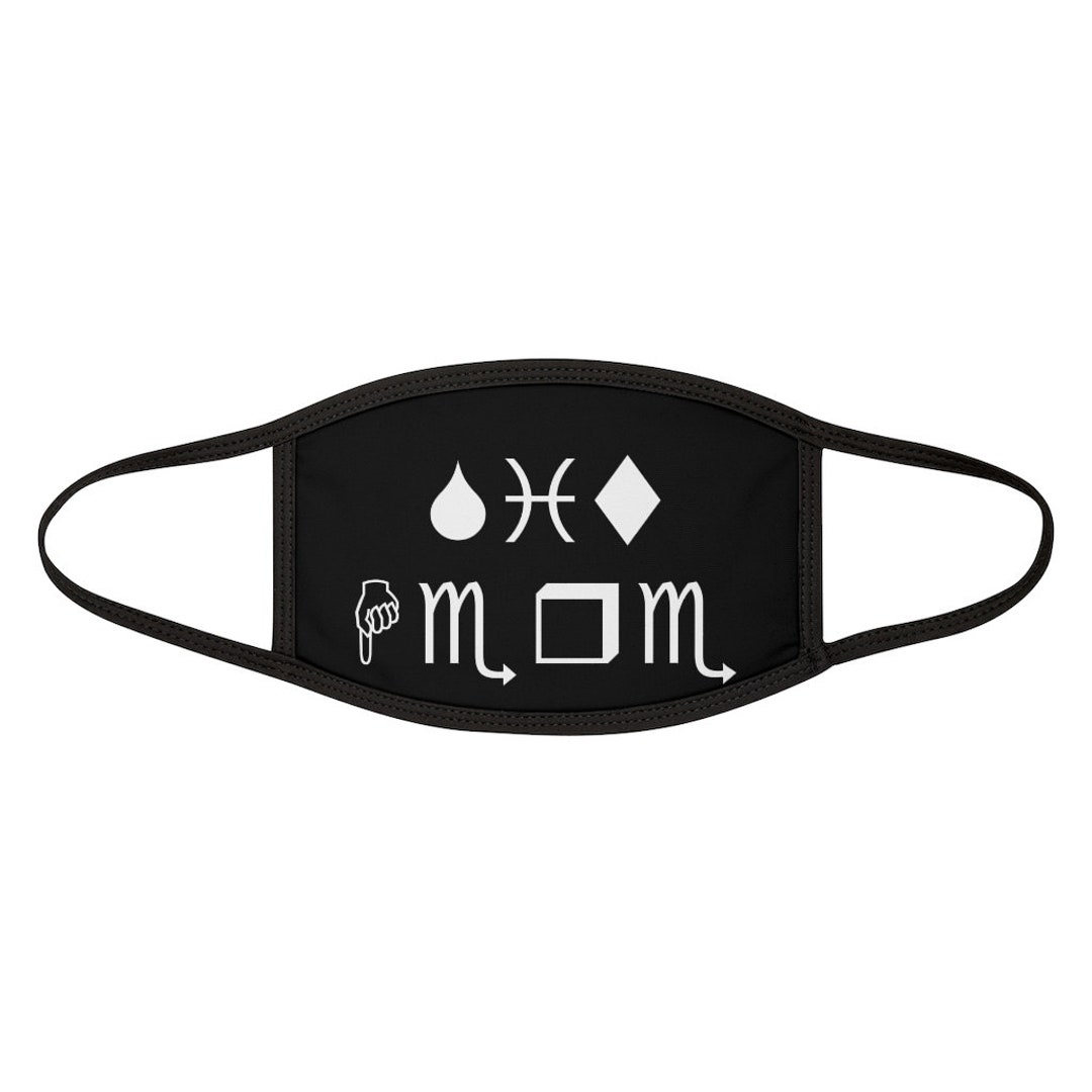 Wingdings Sit Here Mixed-Fabric Face Mask - Etsy.de