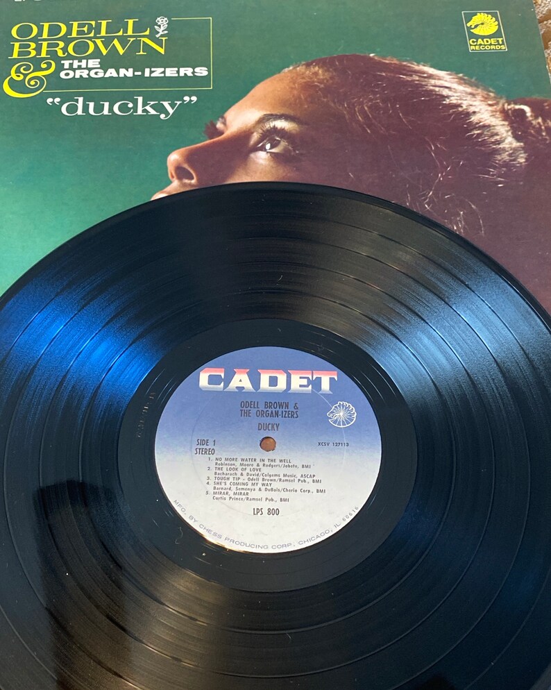 Odell Brown and Organizers DUCKY Jazz Lp Cadet Records 1A/ 1A Stampers ...