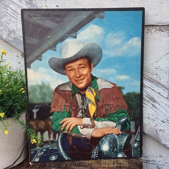Vintage Roy Rogers Puzzles by Rohr Co. 2 Items | Etsy