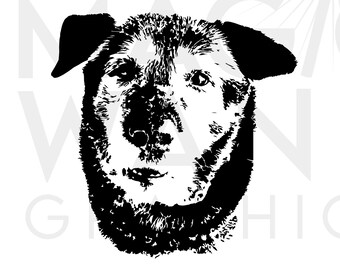 Black Lab Face Svg - Etsy