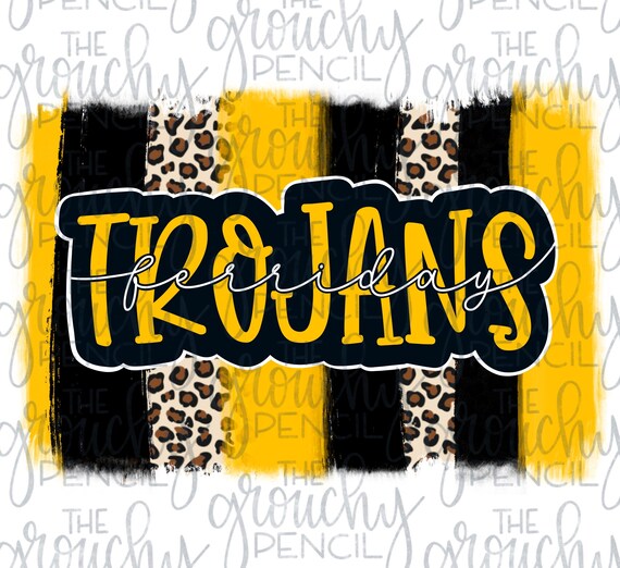 Yellow And Black Trojans