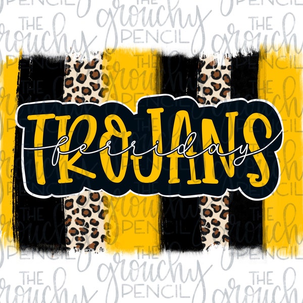 Ferriday Trojans Png - Etsy