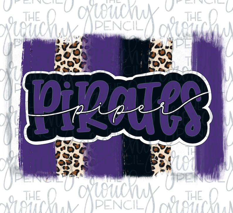 Piper Pirates Baseball Softball Basketball Football Team Name - Etsy