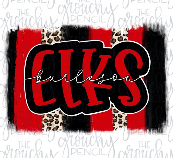 Burleson Elks Baseball Football Softball Basketball - Etsy