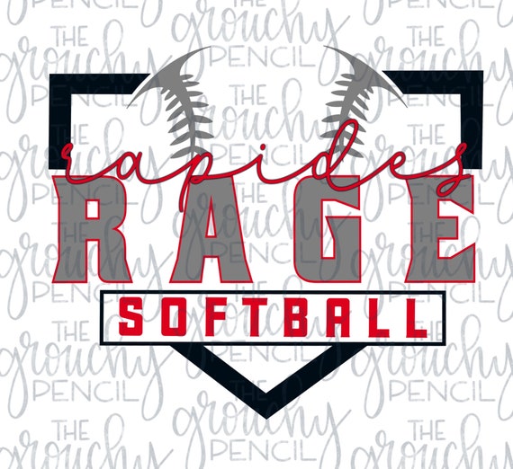 Rapides Rage Softball Team Name Graphic PNG Sublimation - Etsy