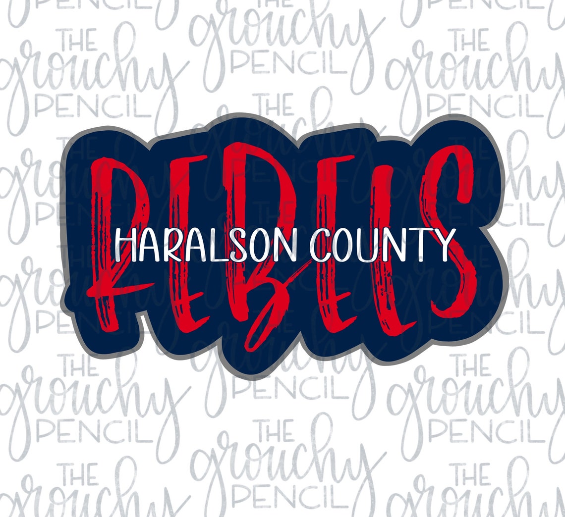 Haralson County Rebels Baseball Football Softball Basketball - Etsy