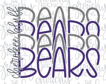 Union Bears Baseball Softball Basketball Football Team Name | Etsy