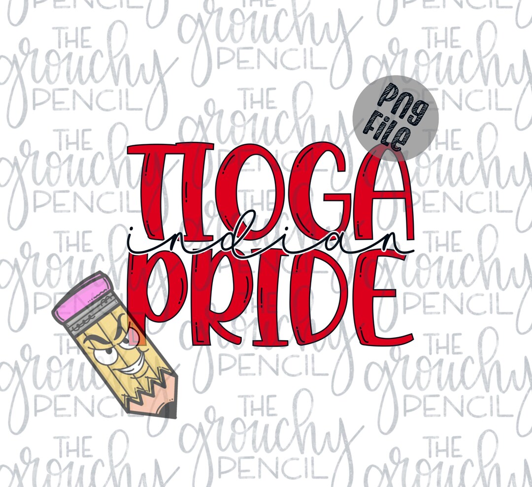 Tioga Indians Baseball Softball Basketball Football Team Name Graphic ...