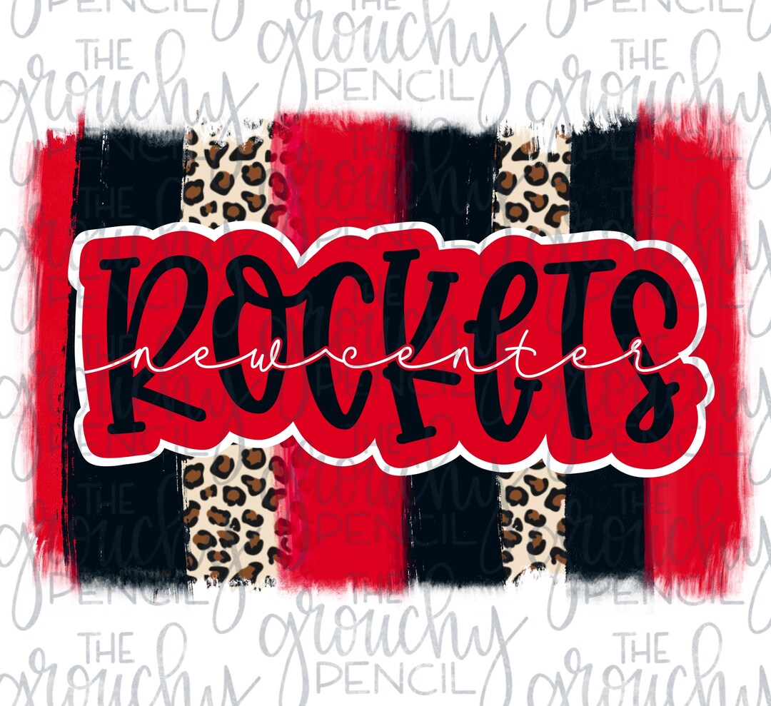 New Center Rockets Baseball Softball Basketball Football Team Name ...