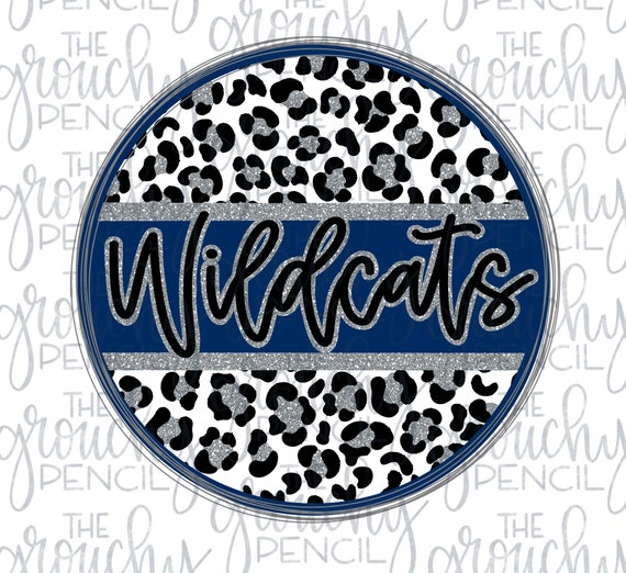 Wildcats Leopard Baseball Football Softball Basketball - Etsy