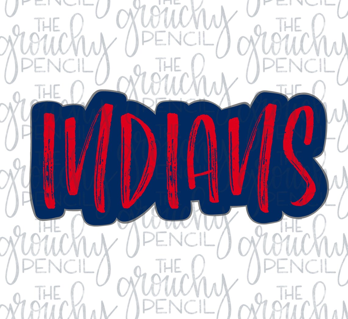 Indians Baseball Softball Basketball Football Team Name - Etsy