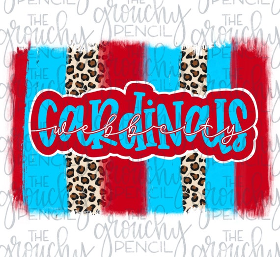 Webb City Cardinals Baseball Football Softball Basketball - Etsy