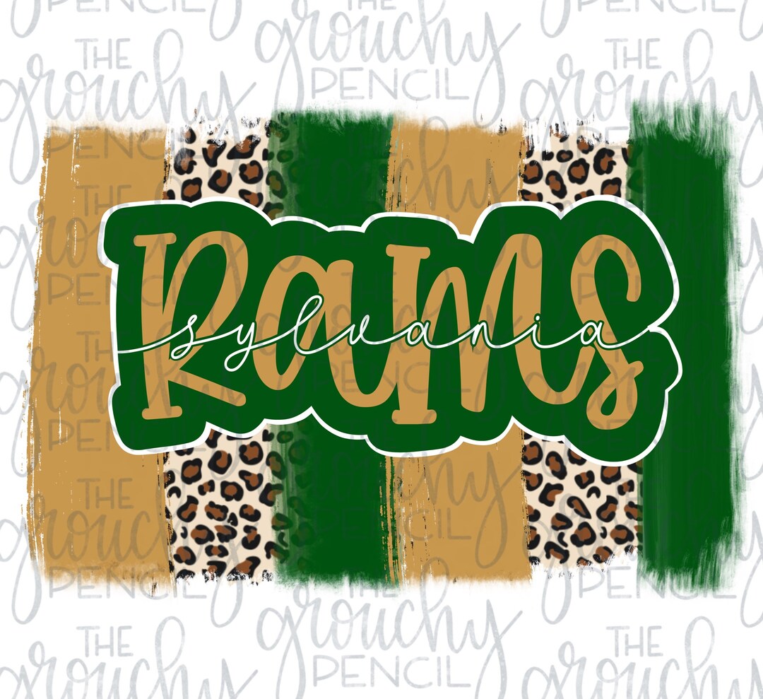 Sylvania Rams Baseball Softball Basketball Football Team Name - Etsy