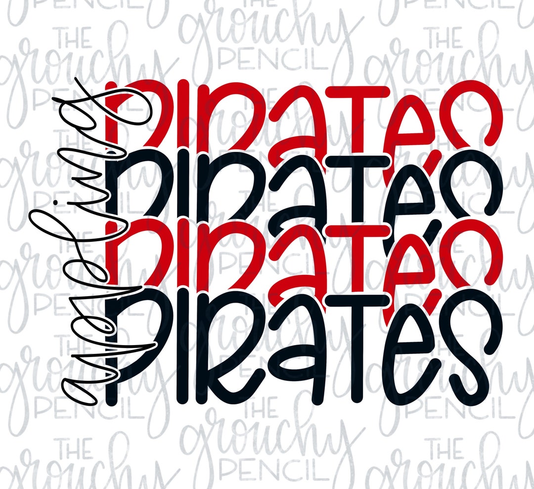 Appling Pirates Baseball Softball Basketball Football Team Name Graphic ...