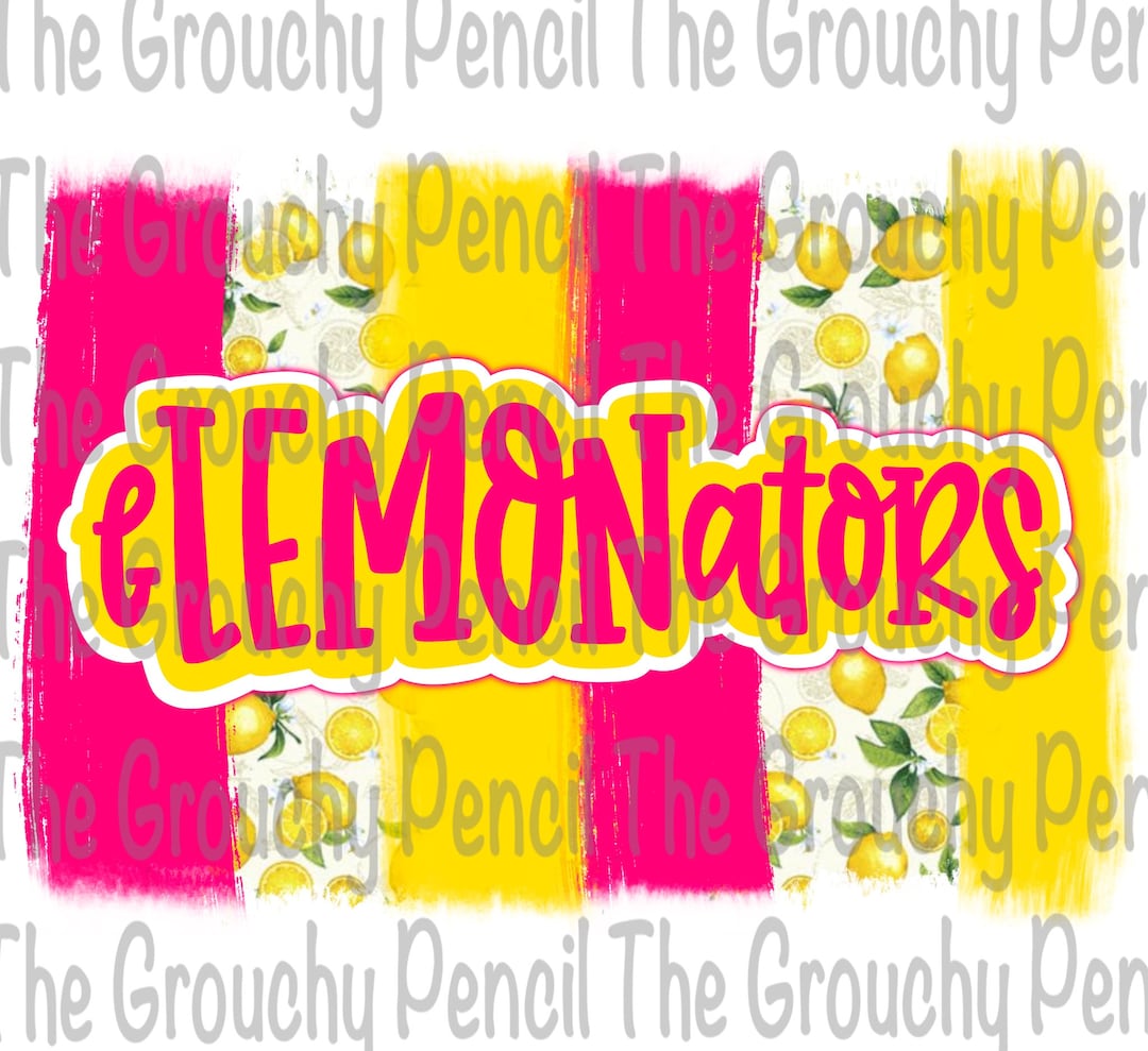 Elemonators Softball Handlettered PNG File - Etsy