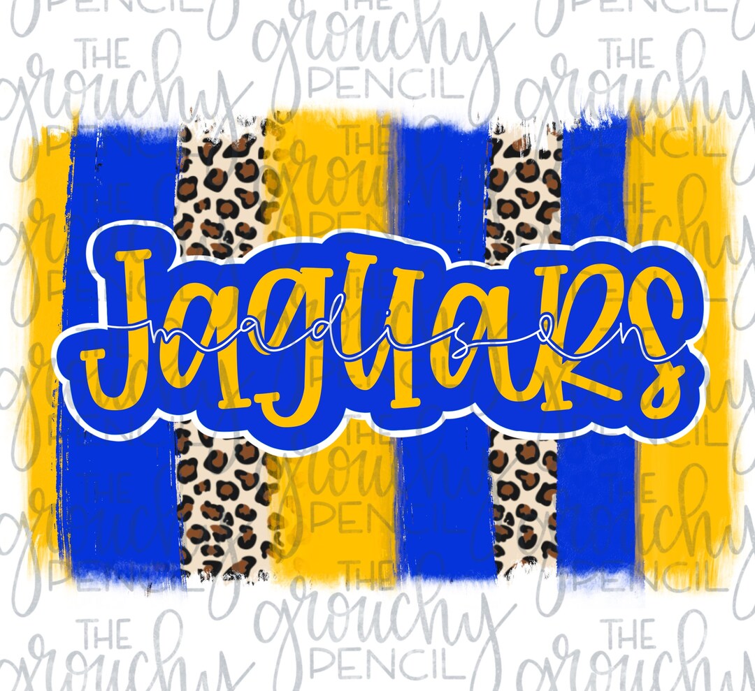 Madison Jaguars Baseball Softball Basketball Football Team Name Graphic ...