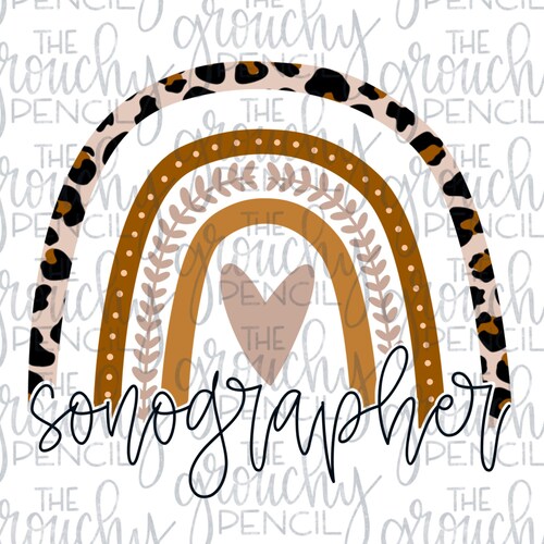 Sonographer Sublimation Design Download Sonographer PNG - Etsy